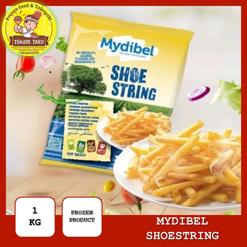 Jual PROMO Mydibel French Fries Shoestring | CRINKLE CUT 1KG | Shopee ...