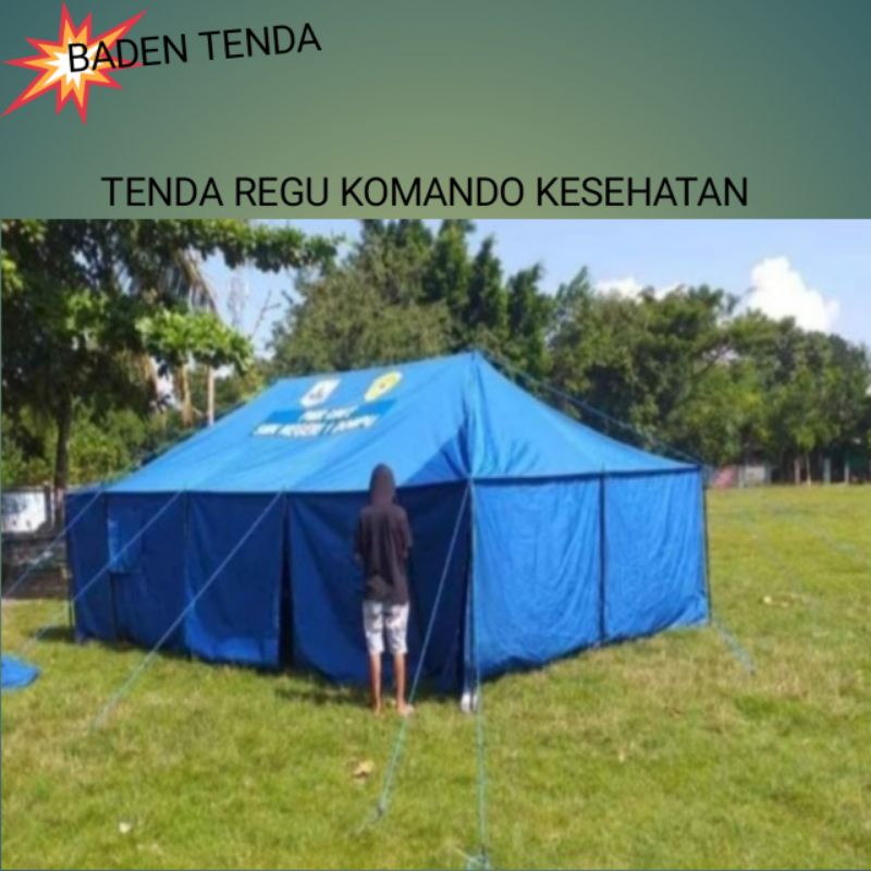 Jual TENDA KOMANDO TENDA BARAK PELETON 4X6 MILITARY | Shopee Indonesia