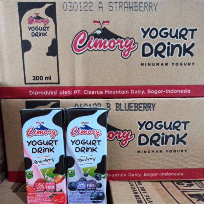 Jual Yoghurt Drink Cimory Kotak 200 ml 1 dus kartonan isi 24 pcs | Shopee Indonesia