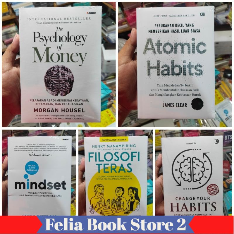 Jual Paket Hemat Buku Motivasi Best Seller The Psychology Of Money
