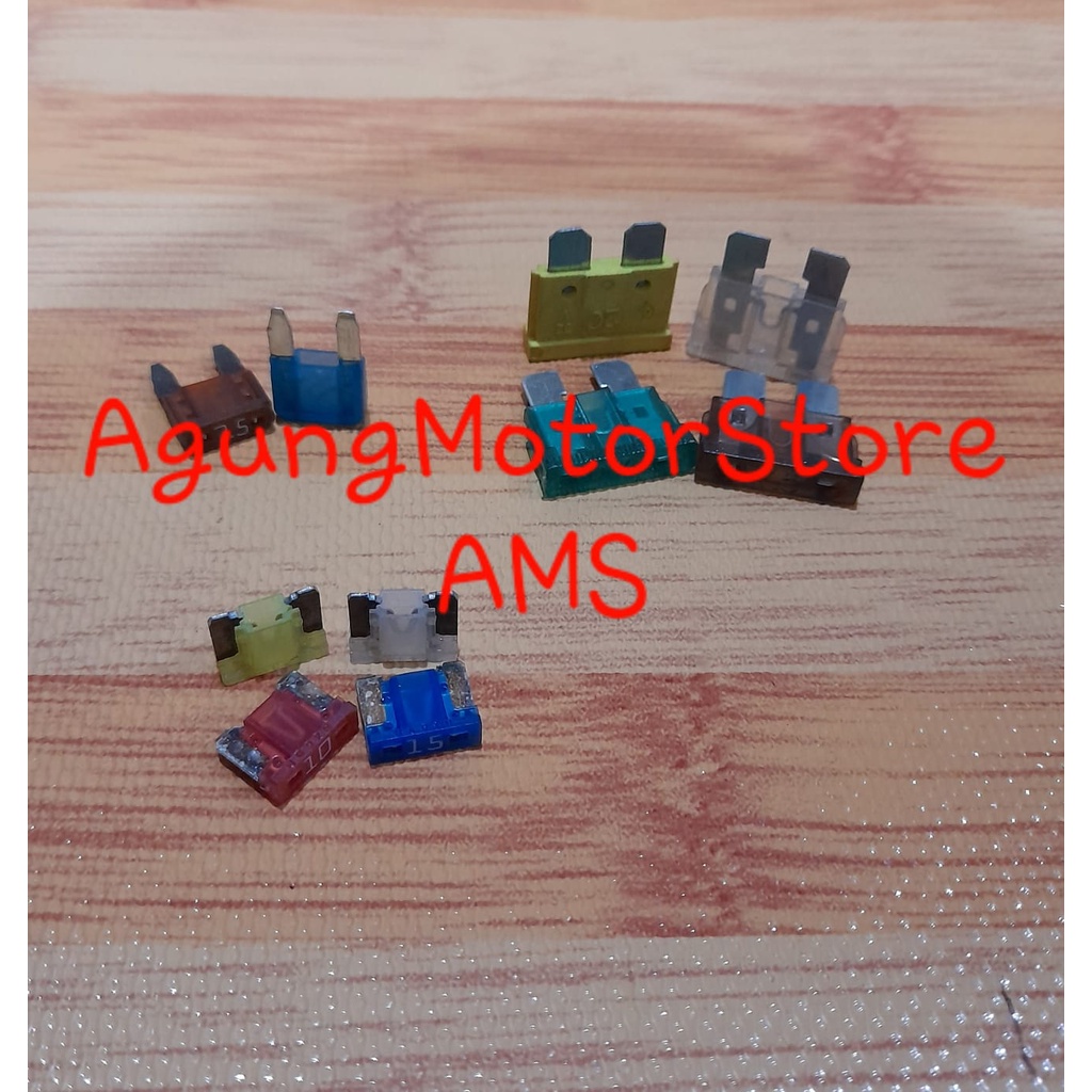 Jual FUSE BLADE / SEKRING TANCAP STANDART-MINI-MICRO | Shopee Indonesia