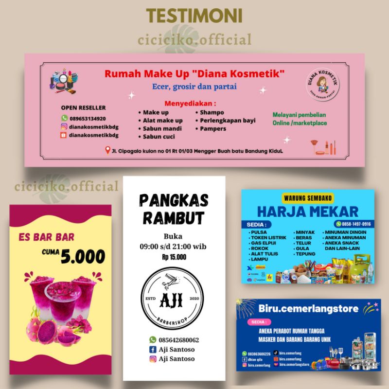Jual Jasa Desain Banner Simple | Shopee Indonesia