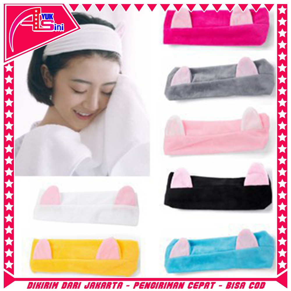 Jual Bando Telinga Kucing / Headband Kuping Kucing / Bandana Kucing ...