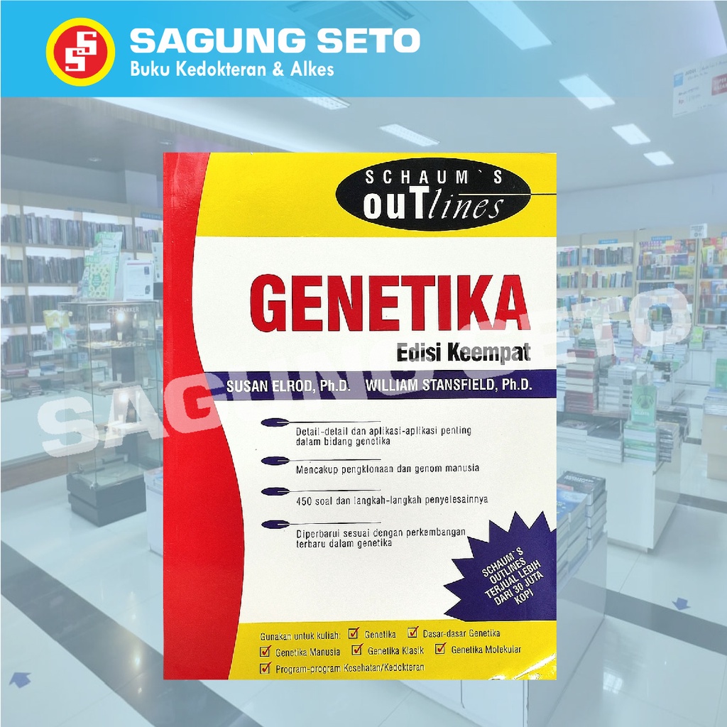 Jual SCHAUMS OUTLINE - GENETIKA EDISI 4 - SUSAN ELROD | Shopee Indonesia