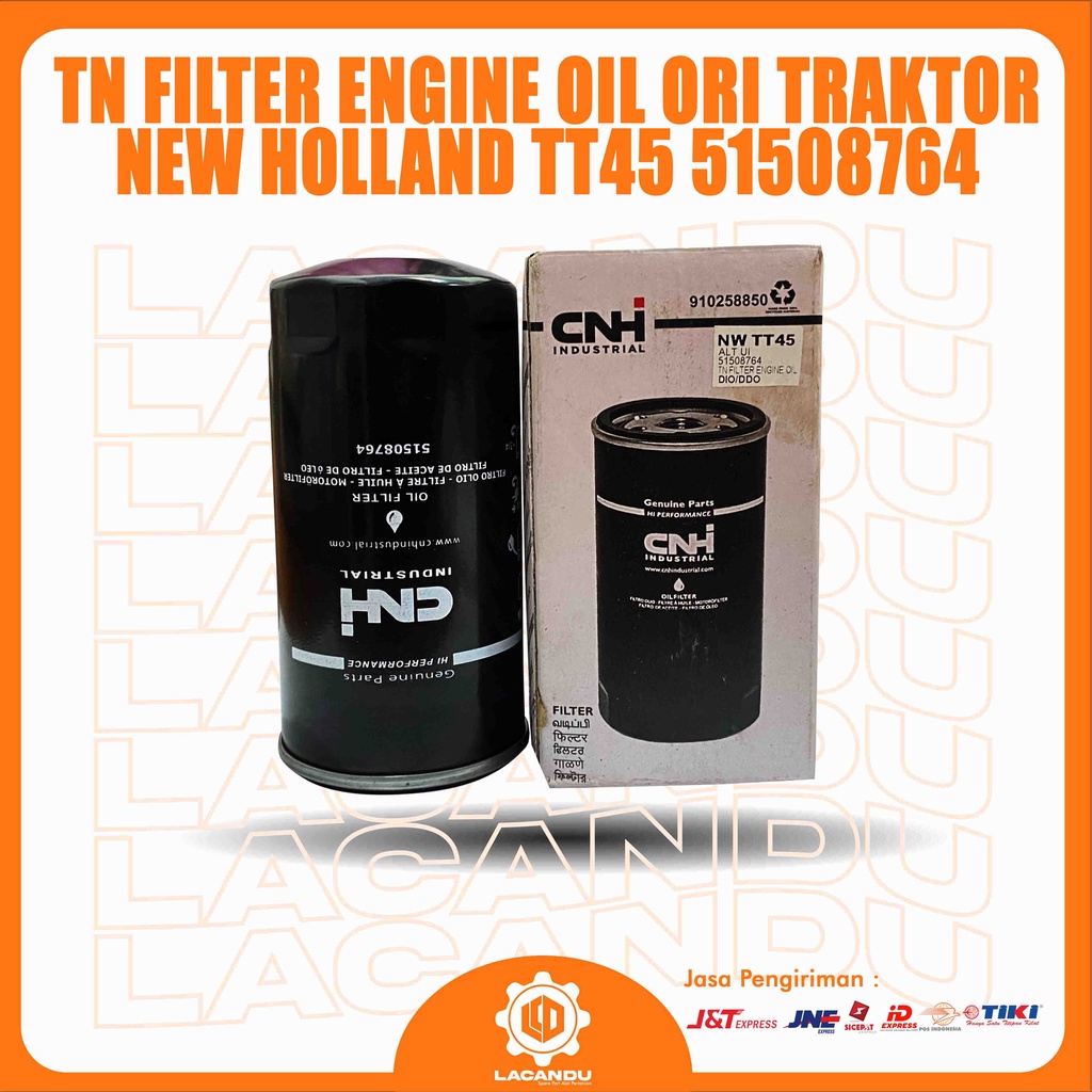 Jual TN FILTER ENGINE OIL ORI TRAKTOR NEW HOLLAND TT45 51508764 for ...