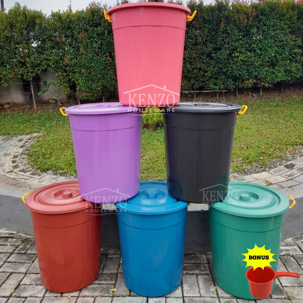 Jual Ember Plastik Air 80 Liter Gentong bak mandi Besar tong air Jumbo Plastik | Shopee Indonesia