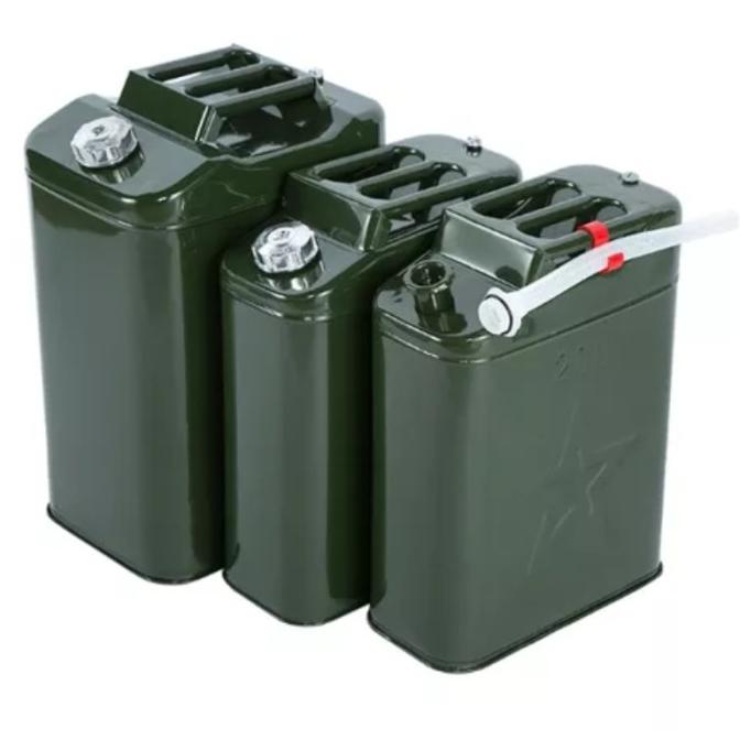 Jual Jerigen besi metal 20 liter termasuk selang bawaan | Shopee Indonesia