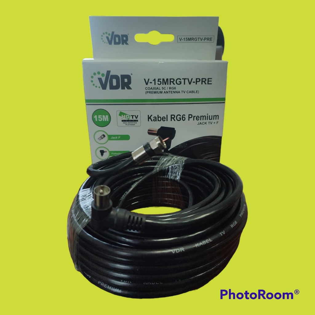 Jual VDR Kabel Antena / Coaxial TV RG6 PREMIUM | Shopee Indonesia