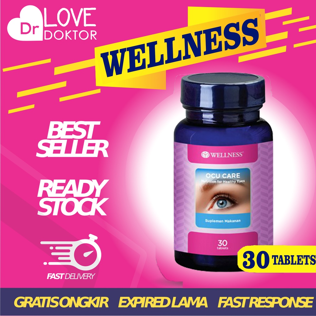 Jual WELLNESS OCU CARE OCUCARE VITAMIN OBAT ANTIOKSIDAN SEL MATA RETINA ...