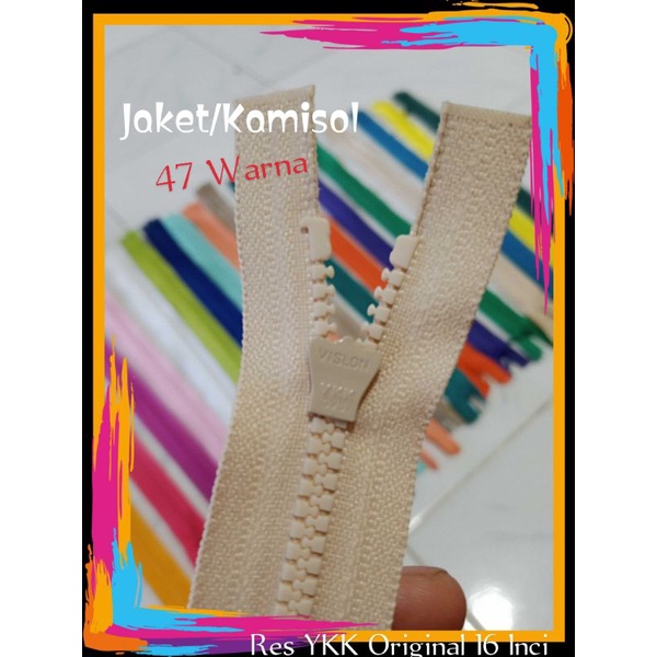 Jual Resleting Jaket / Kamisol Original YKK | Shopee Indonesia