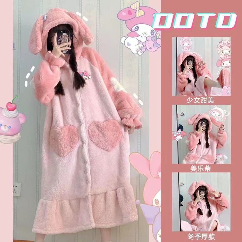 Jual BAJU KOSTUM ONESIE PIYAMA SANRIO MELODY PINK CINNAMOROLL LOTSO ...