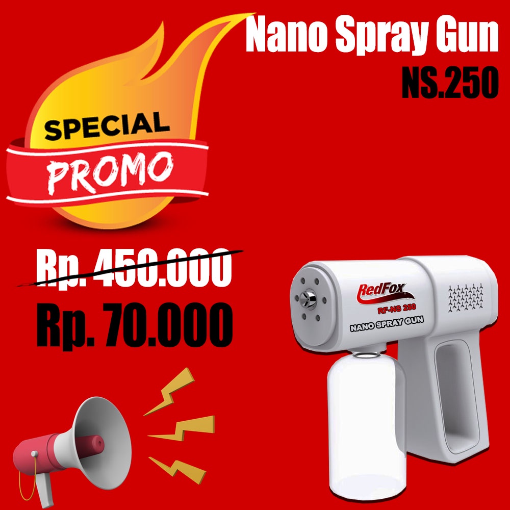Jual Nano Spray Gun Disinfectant UV Light pembasmi Virus & bakteri ...
