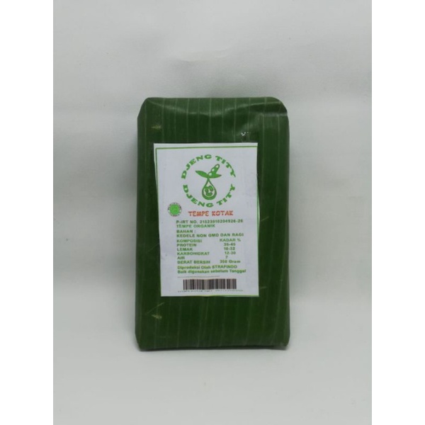 Jual Tempe Kotak Organik 350gr Non GMO (Open PO 7 Hari) | Shopee Indonesia