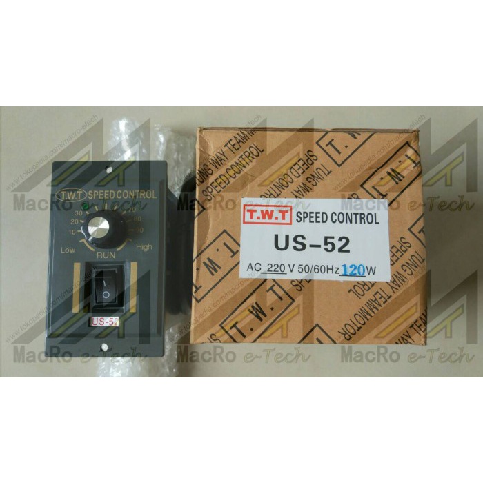 Jual Speed Control Motor TWT US-52 (120W) | Shopee Indonesia