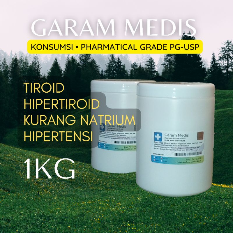 Jual Garam Medis Organic non Yodium khusus Tiroid Hipertiroid dan ...