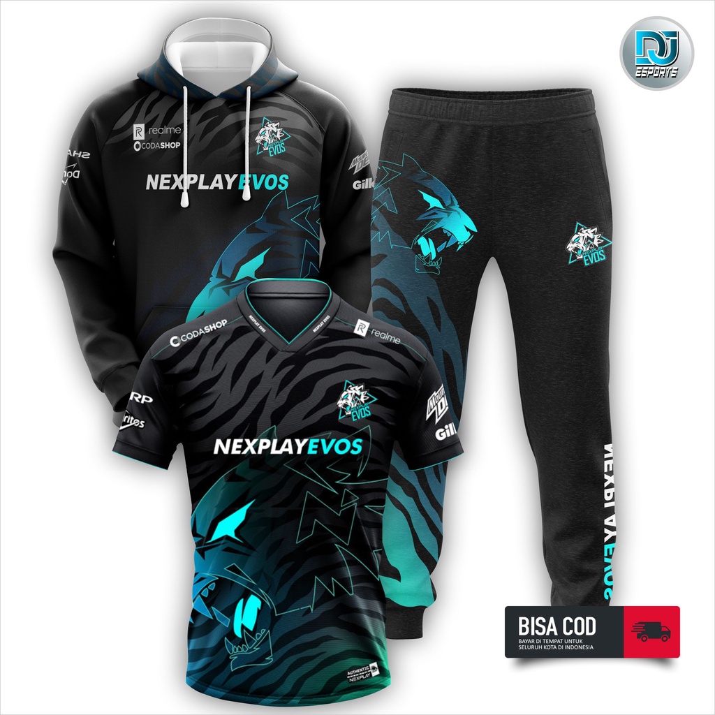 Jual Baju/Jersey/Kaos Nexplay Evos PH M3 Custom Nama dan Logo Gratis ...