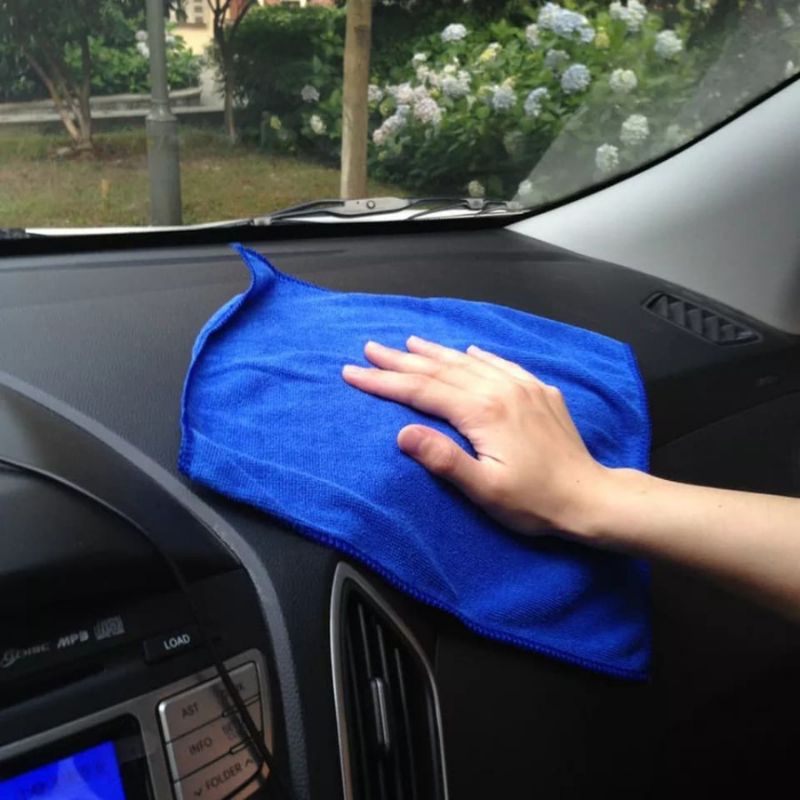 Jual Kain Lap Microfiber Lap Biru Kain Lap Motor Mobil Poles Body Lap ...