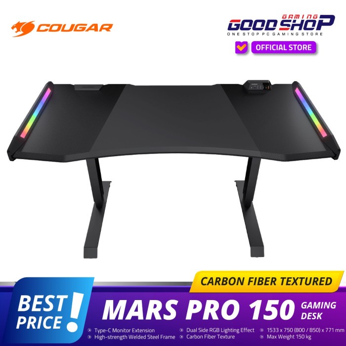 Jual Kursi Cougar Mars Pro 150 Rgb - Gaming Chair | Shopee Indonesia
