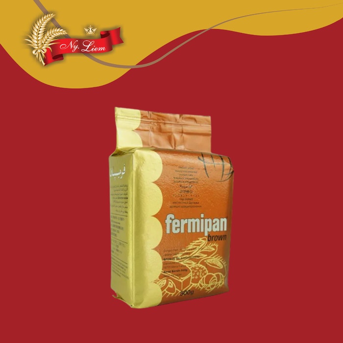 Jual FERMIPAN Ragi Instant / Dry Yeast Brown 500 gram | Shopee Indonesia
