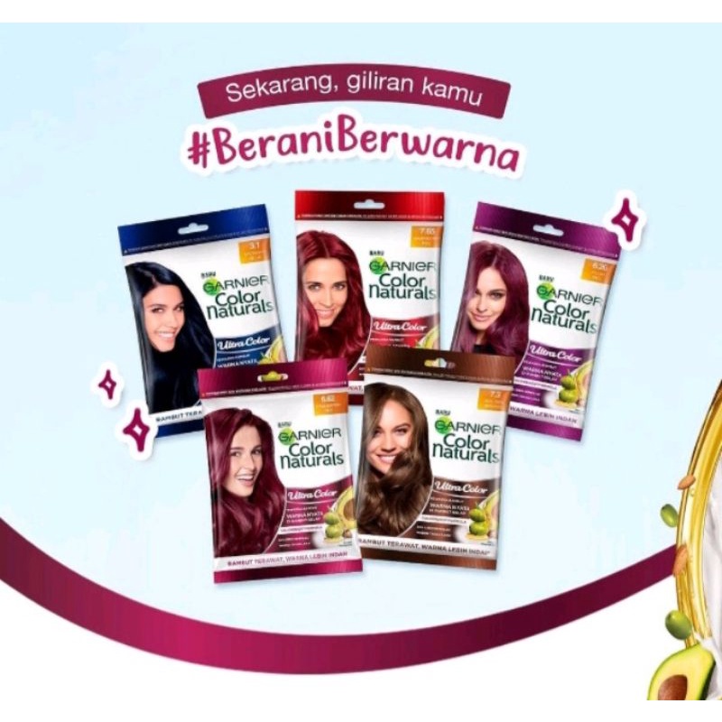 Jual Garnier semir sachet / pewarna rambut garnier sachet , hair color ...