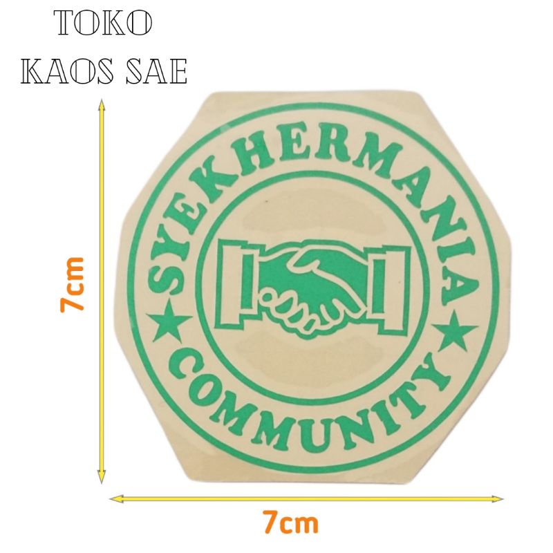 Jual STIKER CUTTING SYEKHERMANIA MURAH BERKUALITAS STIKER SYEKHERMANIA ...