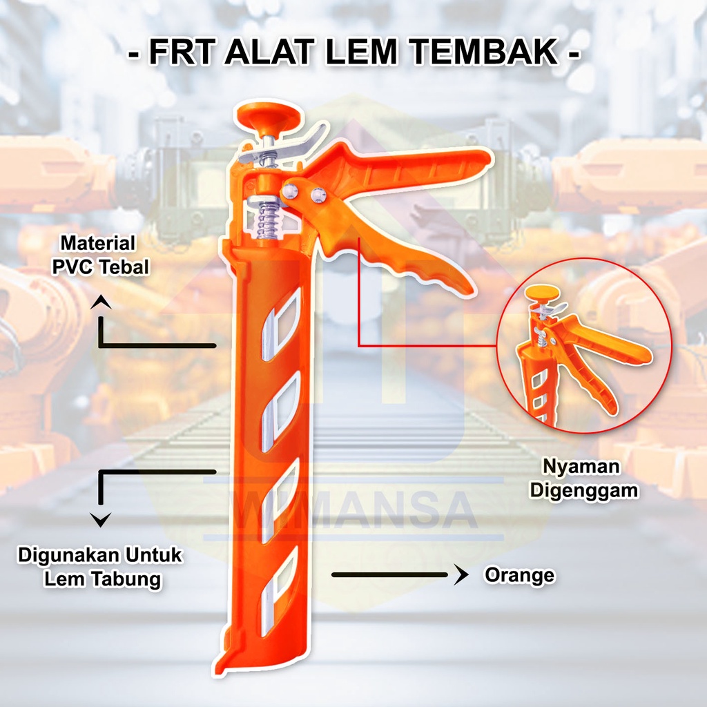 Jual FRT ALAT LEM TEMBAK PVC - LEM TABUNG | Shopee Indonesia