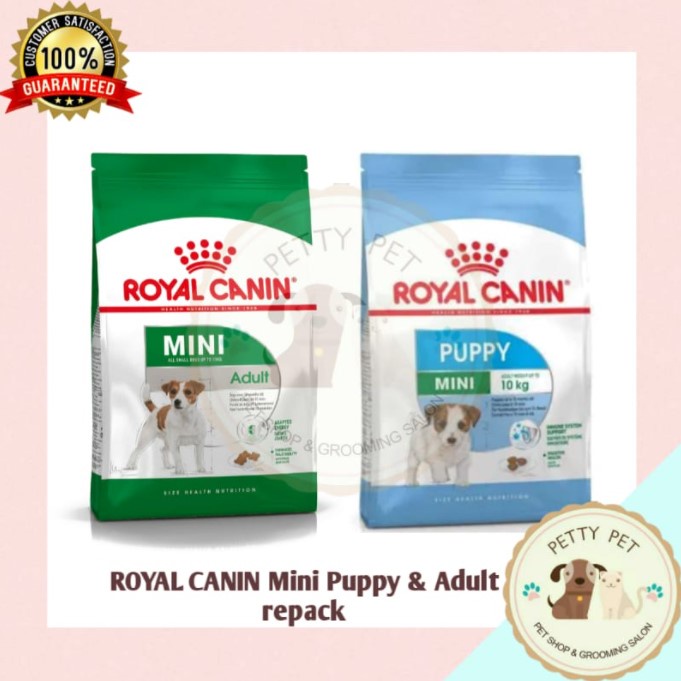 Jual Royal Canin Mini Puppy Repack 800gr | Royal Canin Mini Adult ...
