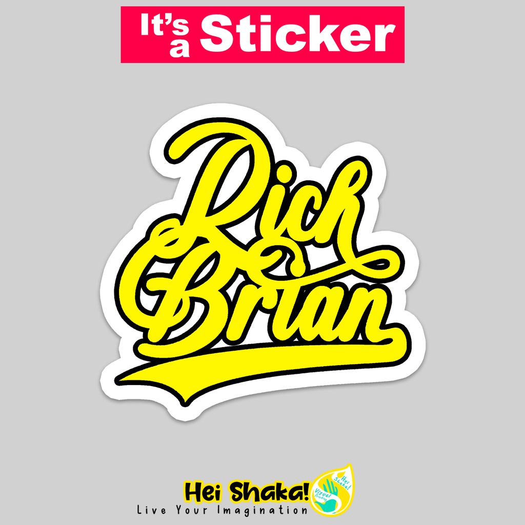 Jual Stiker Rich Brian Sticker Tempelan Musisi Musik Bahan Vinyl Anti ...