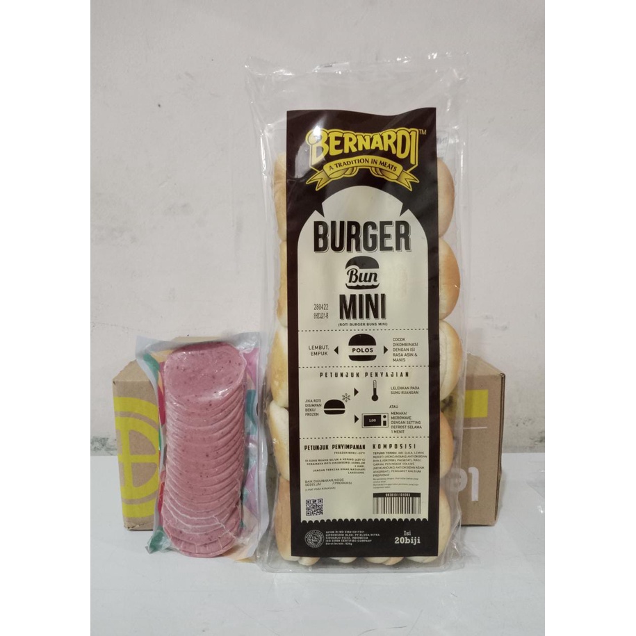 Jual Paket Burger Bernadi [ Isi 20 ] | Shopee Indonesia