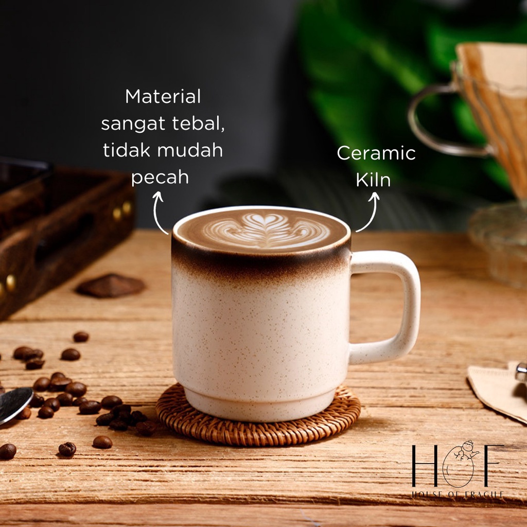 Jual [HOF] KOCA Gelas Kopi Keramik | Cangkir Mug Kafe Jepang Ceramic ...