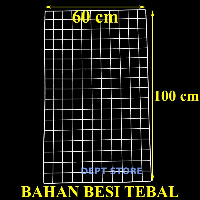 Jual Rak Jaring Ram Dinding 60X100 Cm Gantungan Kawat Hook | Shopee ...