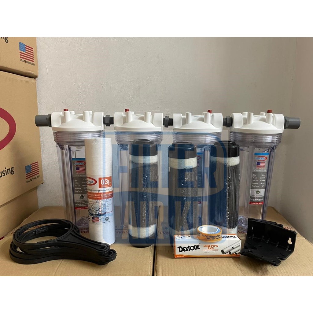 Jual Paket Filter Air Besi Sedimen + Manganese + Ferrolite / Pasir ...