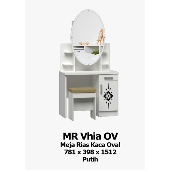 Jual Meja Rias Cermin Rias Meja Cermin Olympic G Star MR Vhia OV | Shopee Indonesia