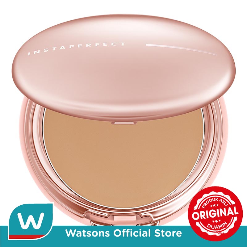 Jual Instaperfect Matte Fit Powder Foundation 43 Crème Sand | Shopee ...