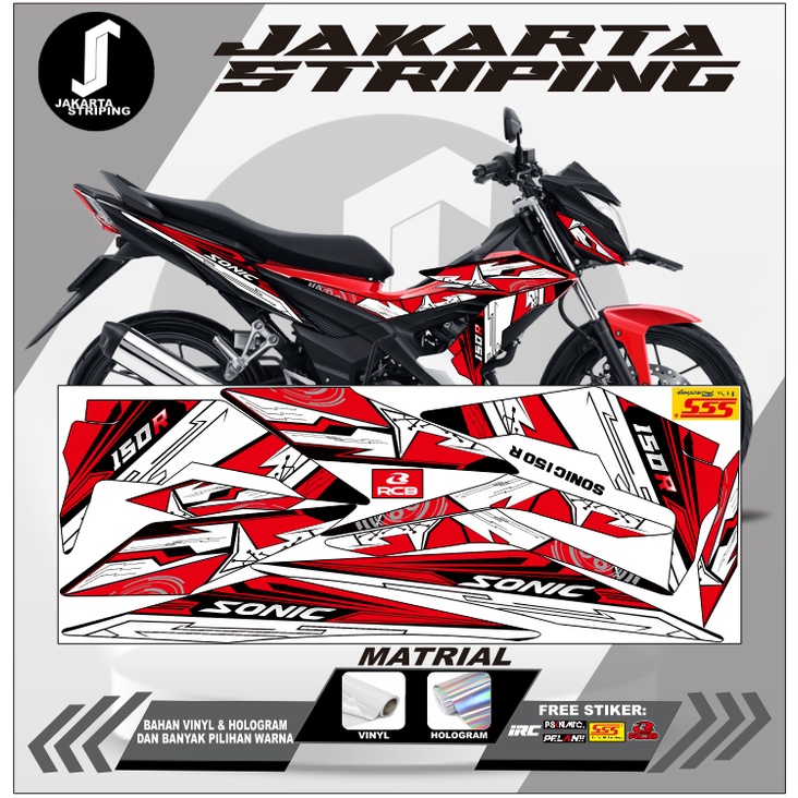 Jual STRIPING VARIASI HONDA SONIC 150R|LIST MOTOR SONIC|STIKER MOTOR ...