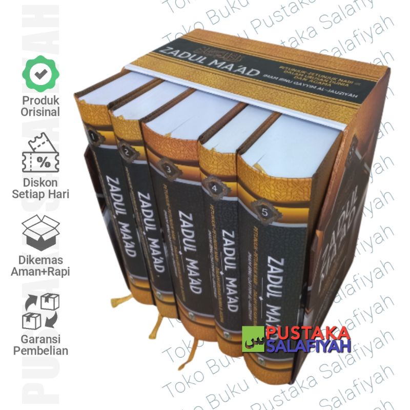Jual Buku Zadul Ma’ad - Zaadul Ma'ad - Petunjuk-petunjuk Nabi Dalam Urusan Dunia & Agama (Set ...