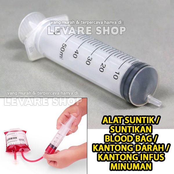 Jual Alat Suntik / Suntikan Blood Bag Kantong Darah Infus Plastik ...