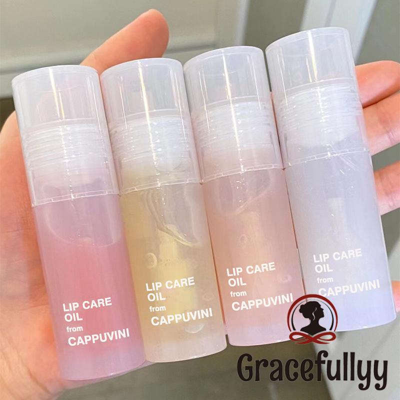 Jual [COD]CAPPUVINI Lip Cream Natural Lip Oil Lip Balm Lip Gloss ...
