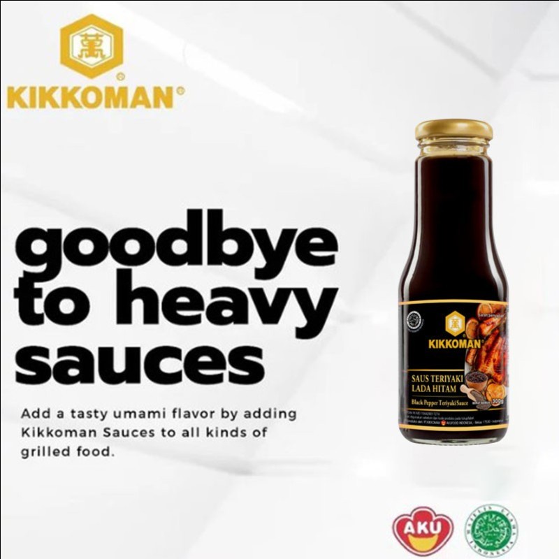 Jual KIKKOMAN TERIYAKI BAWANG / KIKKOMAN LADA HITAM / KIKKOMAN BULGOGI ...
