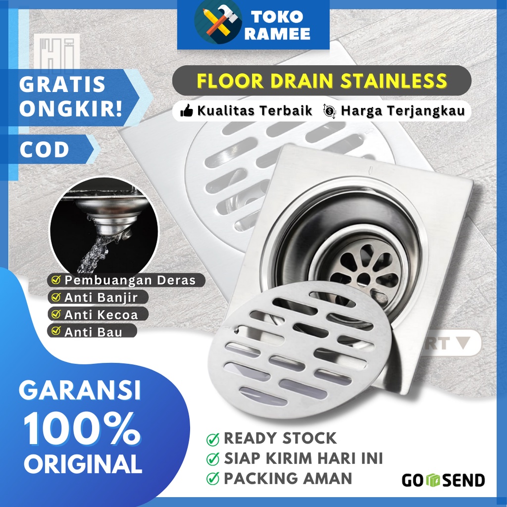 Jual Floor Drain Stainless | Saringan Air Got Lantai Kamar Mandi ...