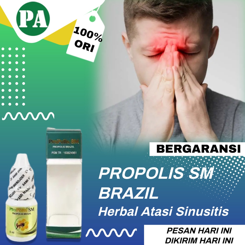 Jual Obat Tetes Untuk Sinusitis Propolis Sm Brazil Obat Pilek dan ...