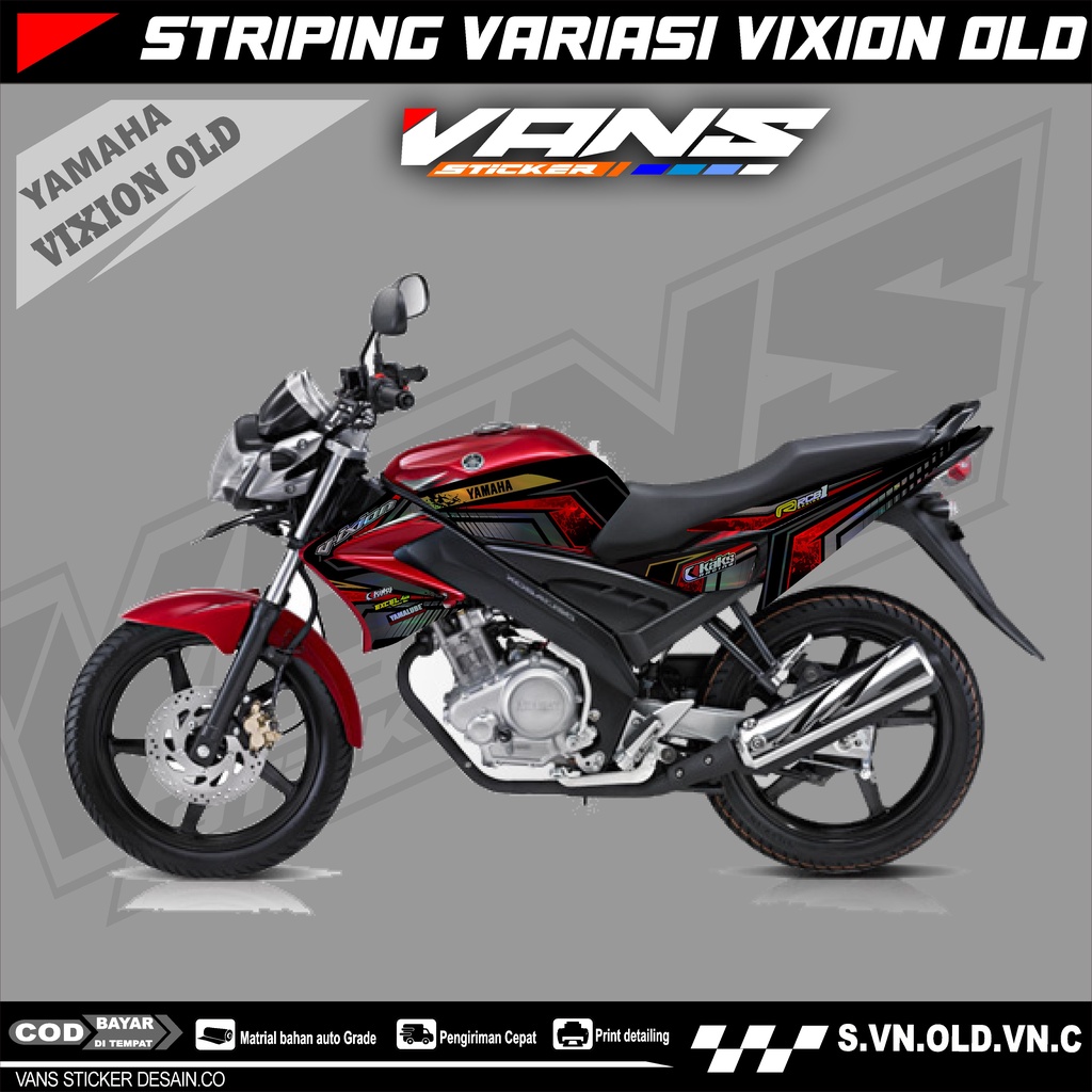 Jual Sticker striping motor vixion old-lis variasi yamaha vixion old ...