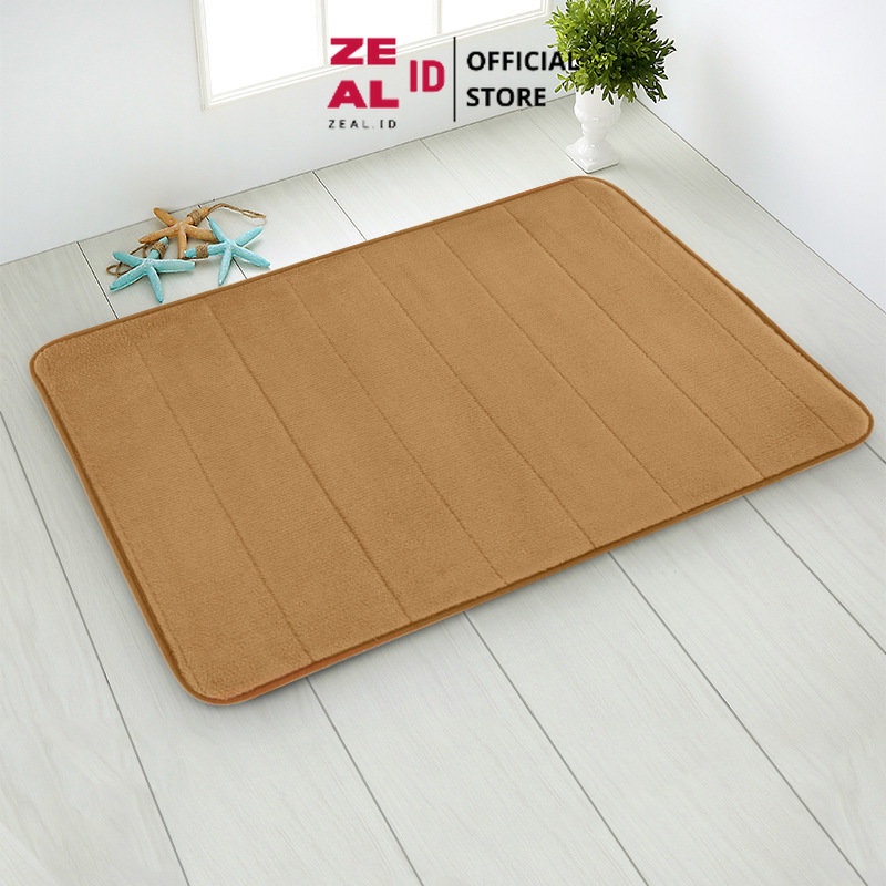 Jual ZEAL-ID - (NEW) Keset kaki Anti Slip Bahan Memory Foam Menyerap ...