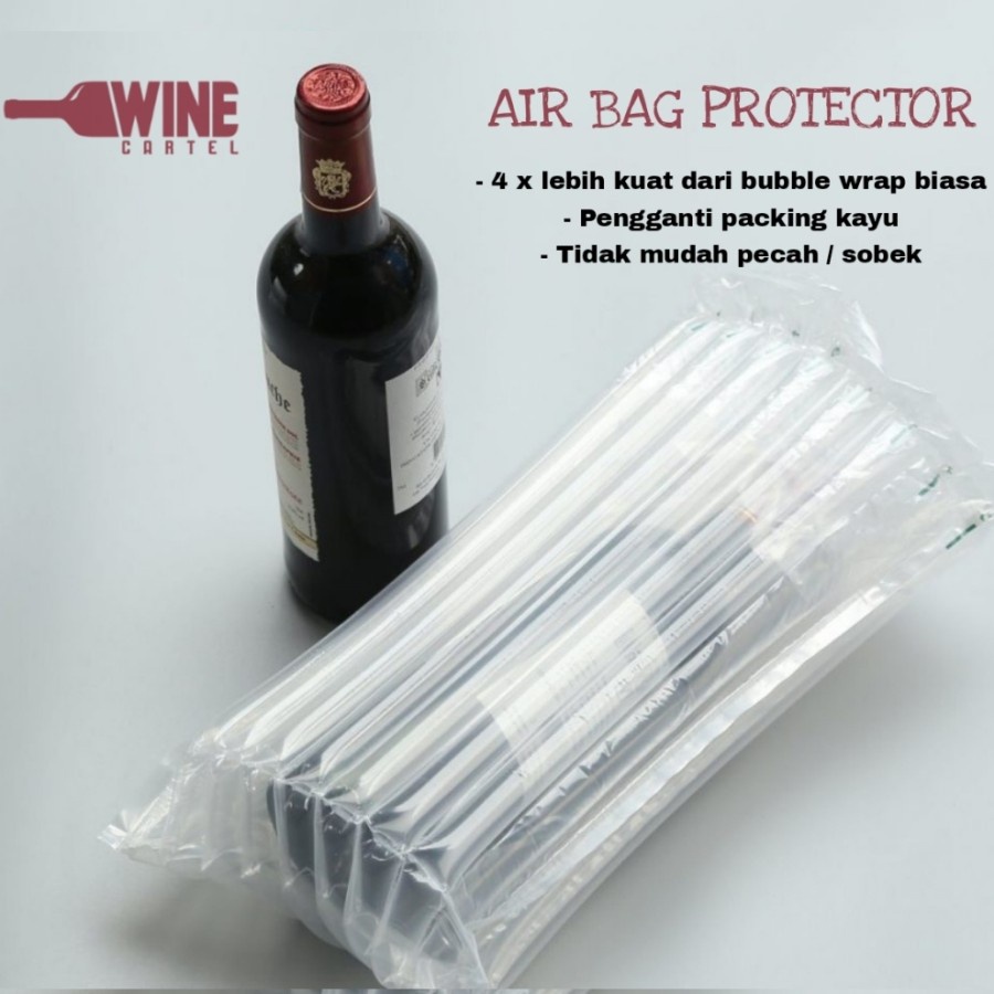 Jual Wine Bag Air Bubble Bag Wrap Cushion Wrap Packaging Untuk Botol ...