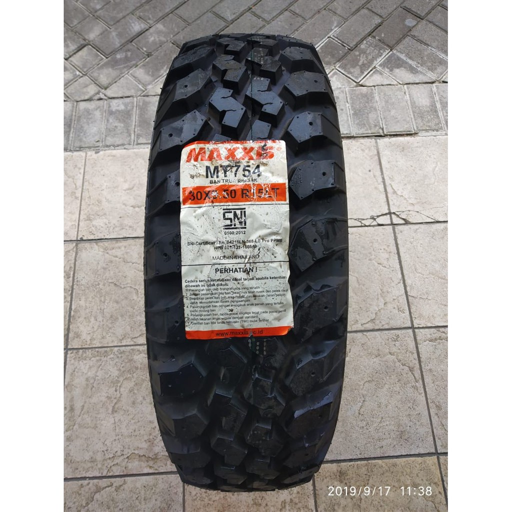 Jual Maxxis MT754 Buckshot Mudder 30 x 9.50 R15 Ban OFFROAD Katana Jimny Taft | Shopee Indonesia