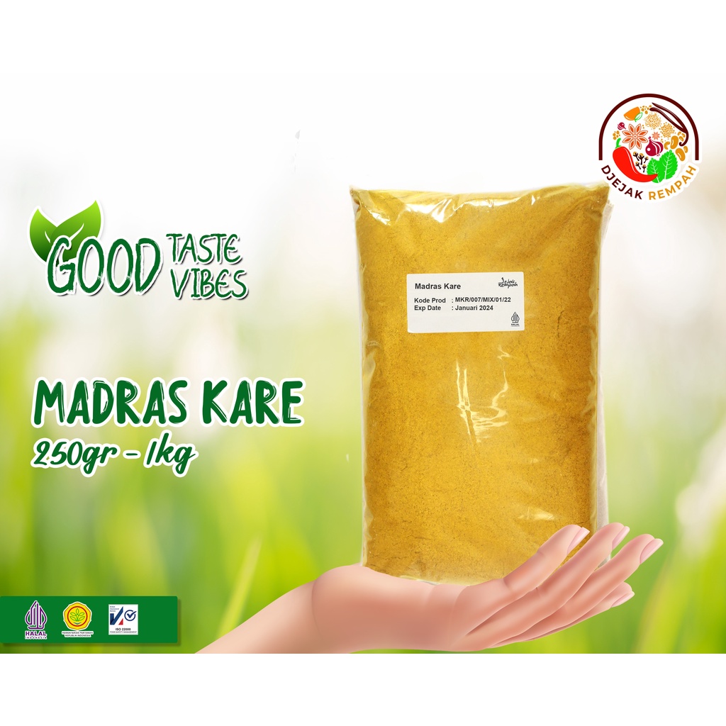 Jual Madras Kare India / Madraas Curry Powder India (Kemasan 100 Gr ...