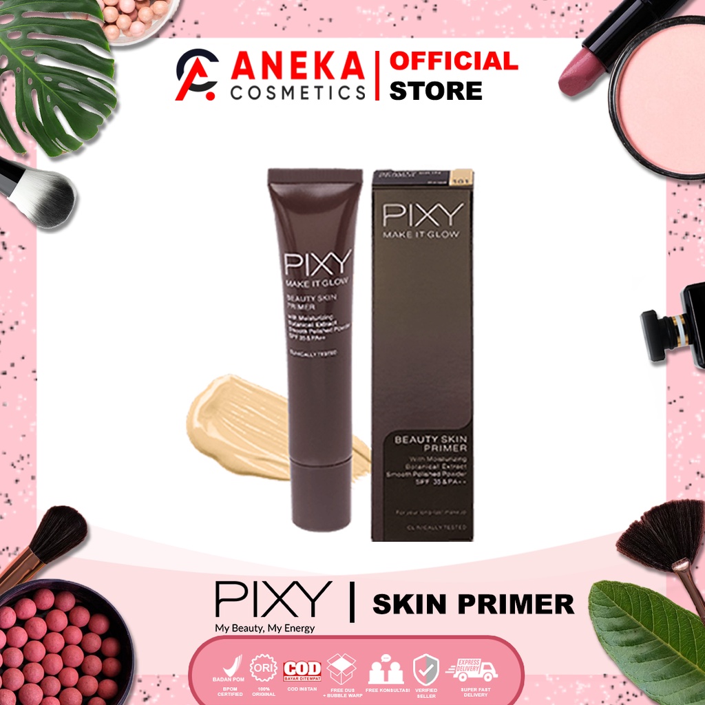 Jual PIXY MAKE IT GLOW BEAUTY SKIN PRIMER - 101 BEIGE | Shopee Indonesia