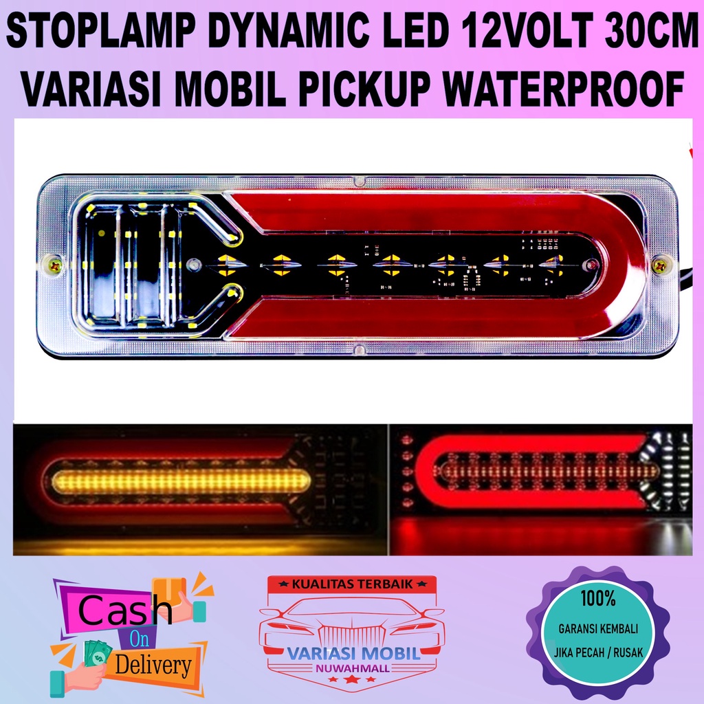 Jual Lampu Stoplamp Rem Belakang Stop Lamp LED Pickup L300 Carry Futura ...