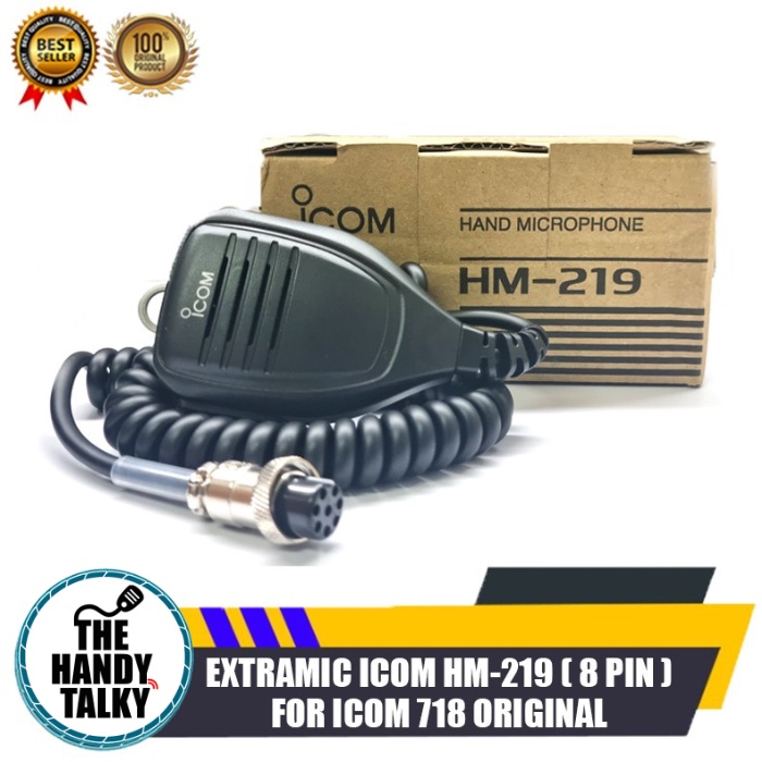 Jual EXTRAMIC ICOM HM 219 8PIN FOR ICOM IC 718 HANDMIC ICOM 718 ...