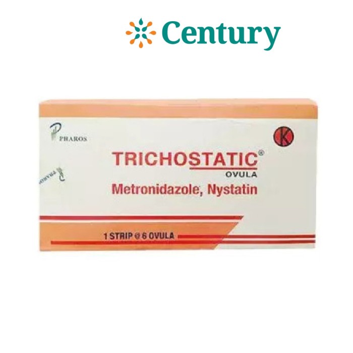 Jual TRICHOSTATIC OVULA 1 STRIP ISI 6 OVULA/ANTIBIOTIK/ANTI JAMUR ...